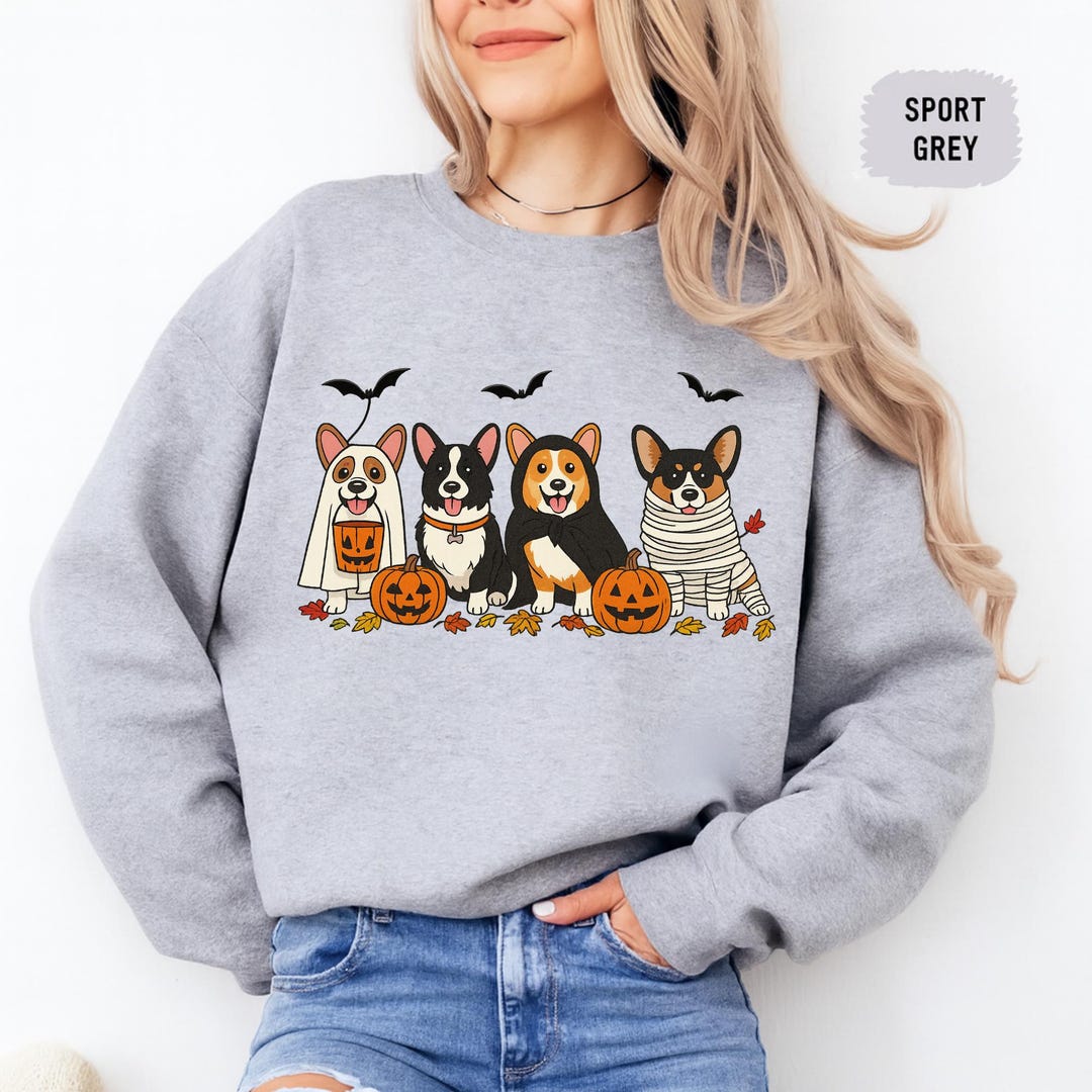 Halloween Dog PNG, Corgi Ghost Dogs PNG, Spooky Dog Mom Clipart, Funny ...