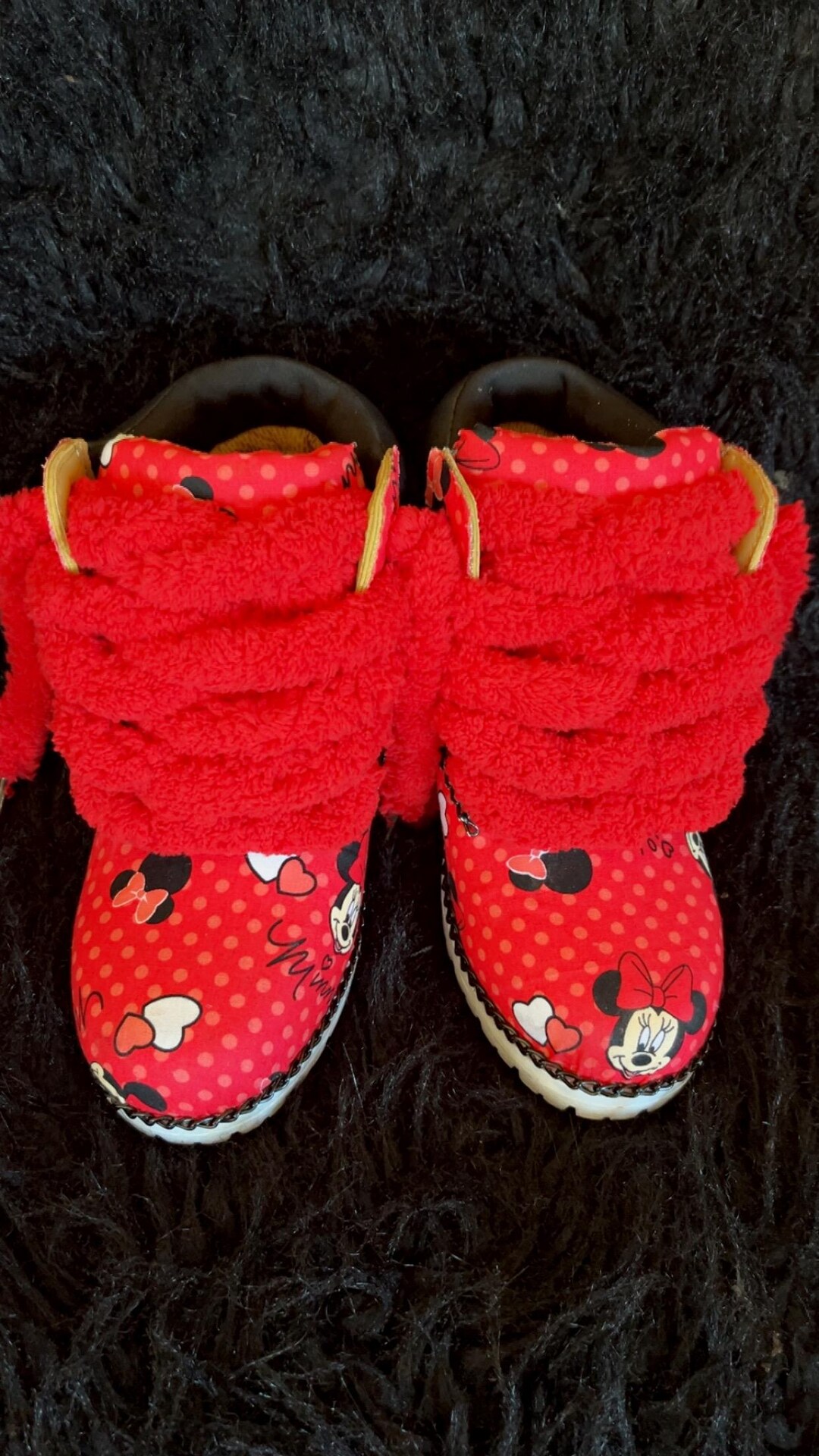 Disney-inspired Character, Themed Boot, Fluffy Laces, Whimsical Design ...