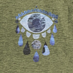 Evil Eye Crying Tears of Joy Bohemian Modern Protection Symbol Boho ...