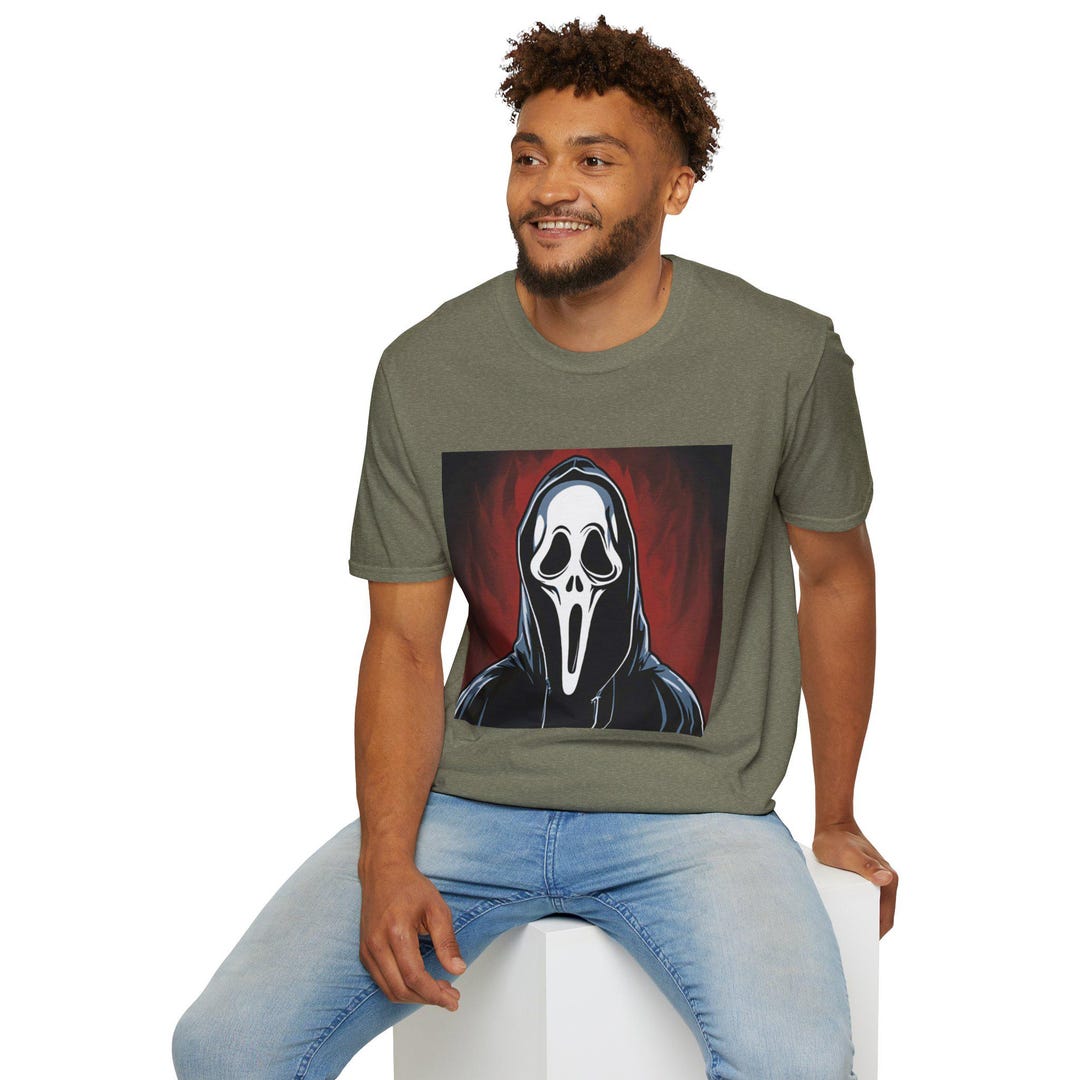 Ghostface Horror Movie T-shirt, Scary Movie 1 Tee, Unisex Softstyle ...
