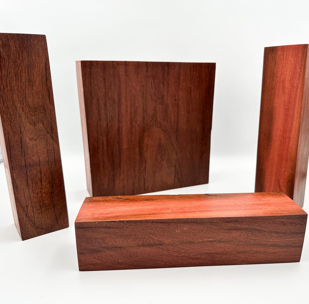 Reclaimed Paduk Wood Blocks, Redwood Crafting Blocks for Home Décor ...