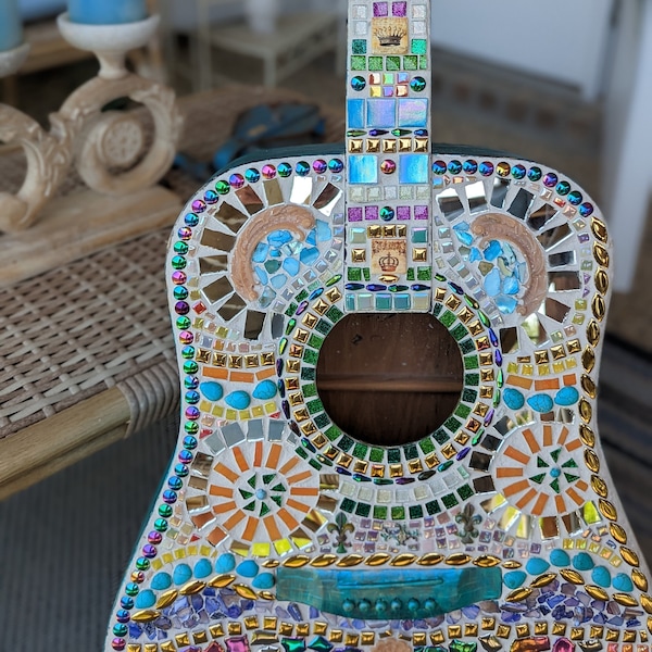 Mosaic Guitar - Etsy