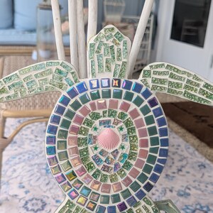 Sea Series Turtle Shape Mosaic Pink Shell - Etsy