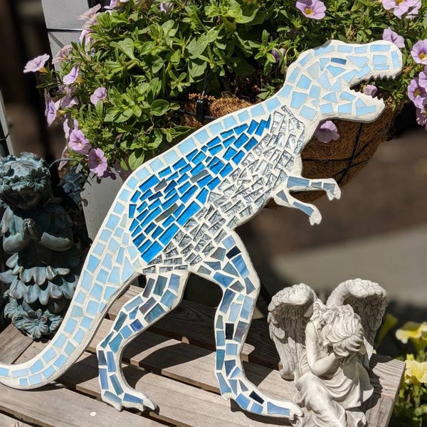 Mosaic Dinosaur - Etsy