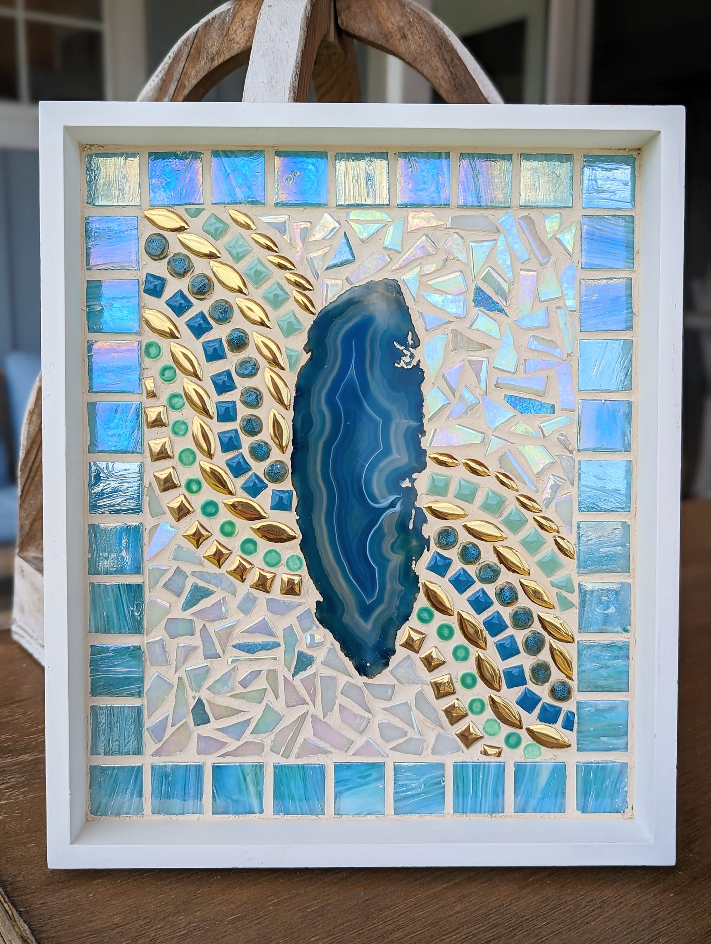 Mosaic Geode Shadow Box Wall Art - Etsy