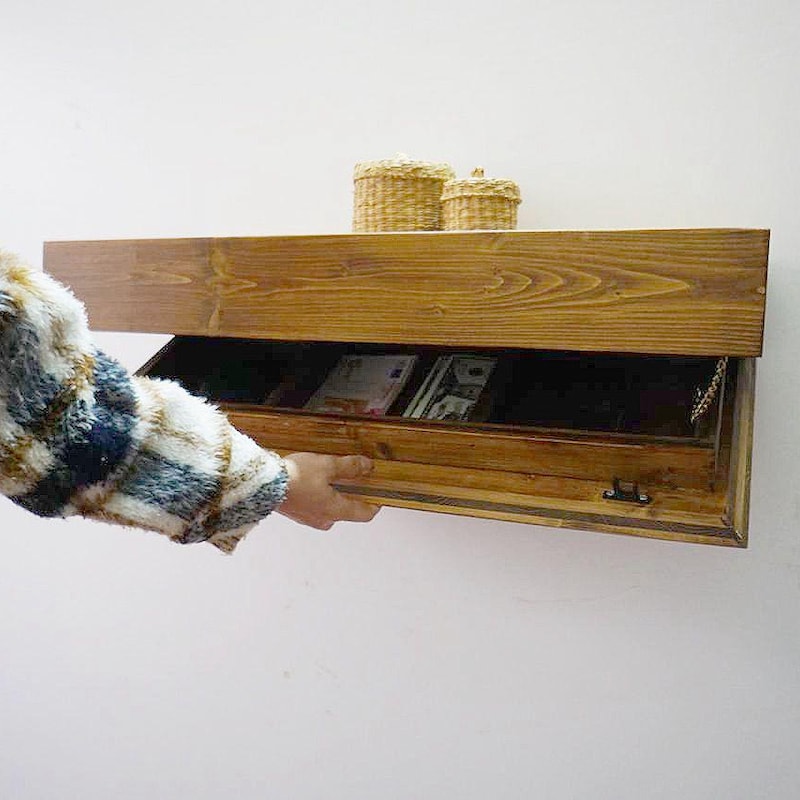 Hidden Compartment Shelf - Etsy
