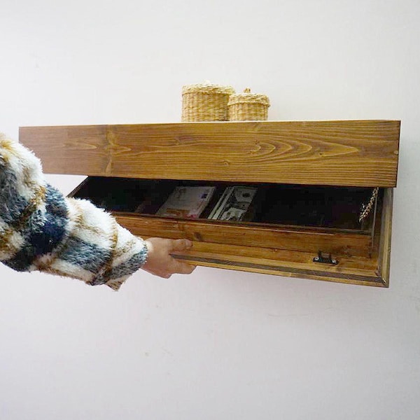 Hidden Compartment Shelf - Etsy
