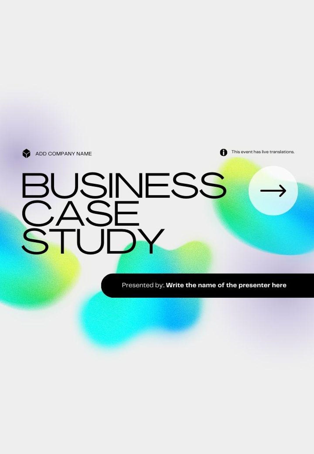 Business Case Study PPT Template - Etsy