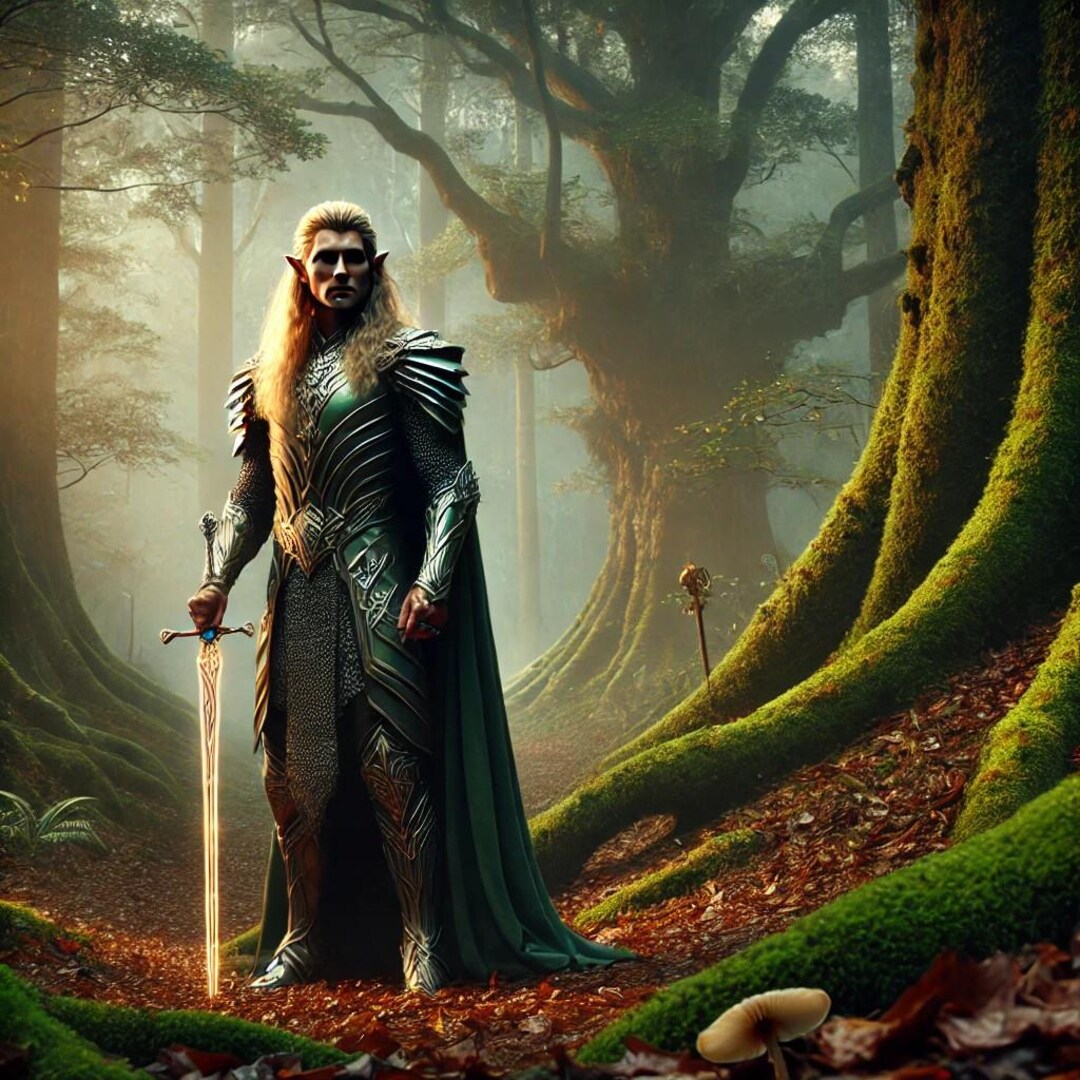 Enchanted Elven Forest Castle Art Prints: Mystical Fantasy Wall Decor ...