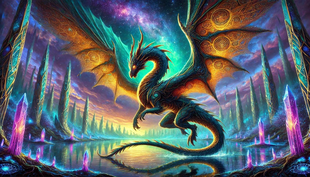 Fantasy Dragon Desktop Wallpapers: Mythical Creatures, Fire-breathing ...