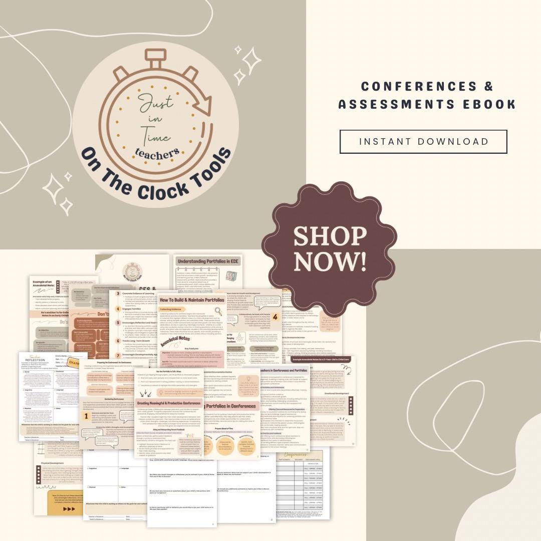 Conferences and Assessments Guide | Early Childhood Resource ...