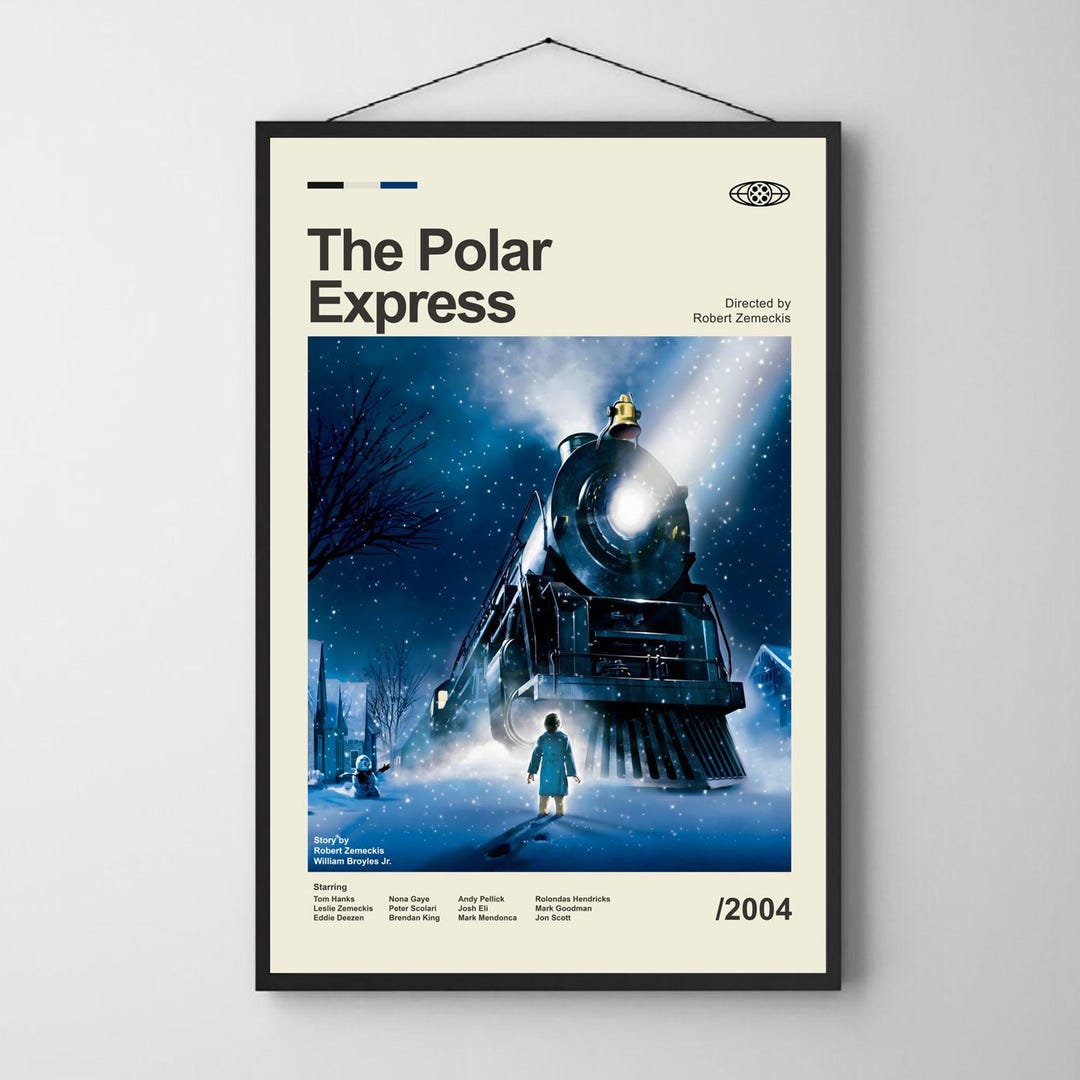 The Polar Express Poster: the Polar Express Movie Print (digital ...