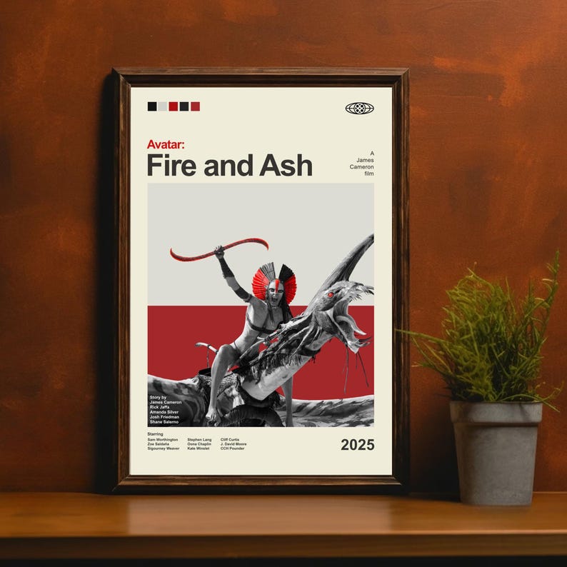 Avatar Fire and Ash Poster: Avatar Movie Print (digital Download) - Etsy
