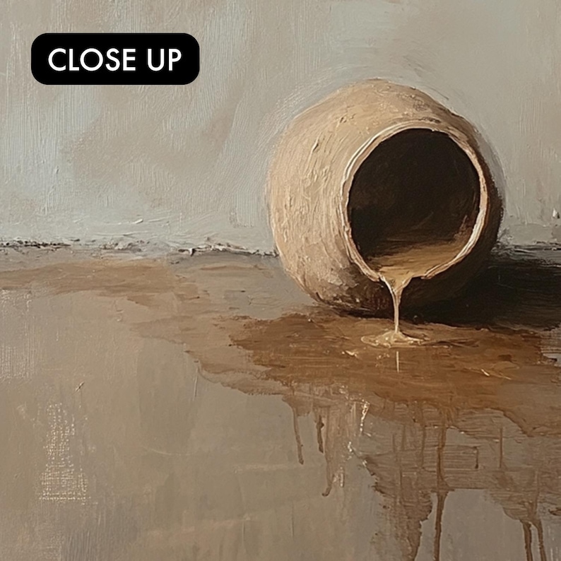 Alabaster Jar, Mary Anoints Jesus, DIGITAL DOWNLOAD, Minimalist ...
