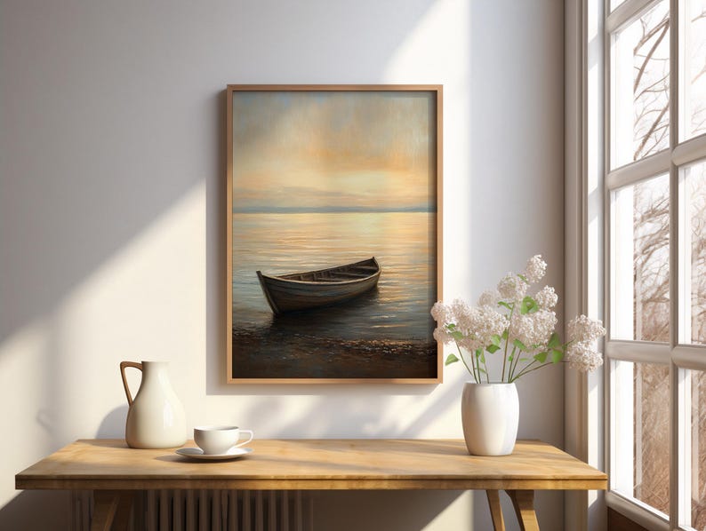 Sea of Galilee Boat, Jesus and Disciples Fishing DIGITAL DOWNLOAD ...