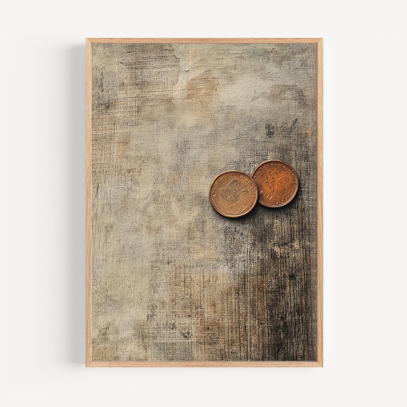 The Widow With Two Coins - Etsy UK
