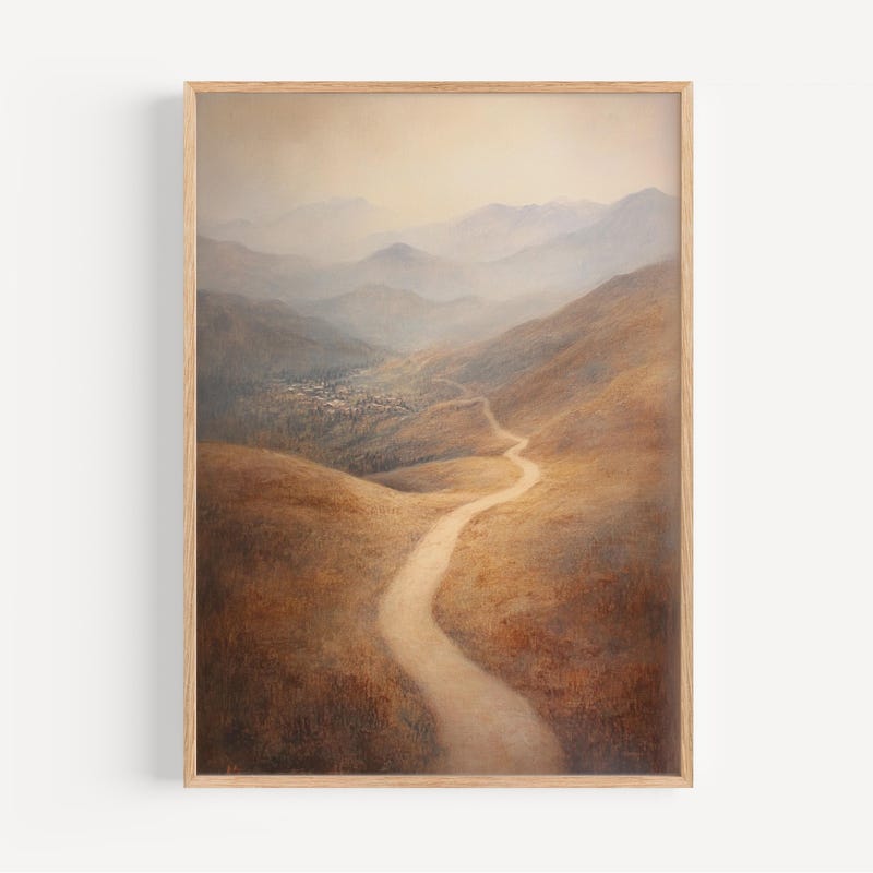 Christian Art Work Landscape - Etsy UK