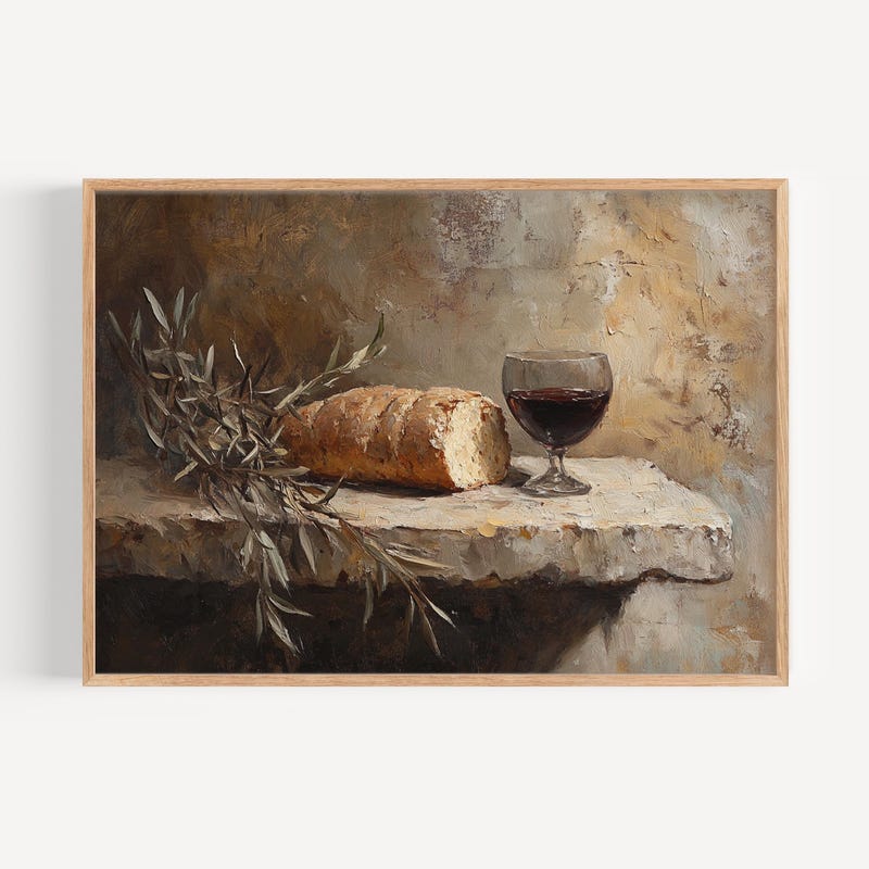 Communion Painting Print - Etsy