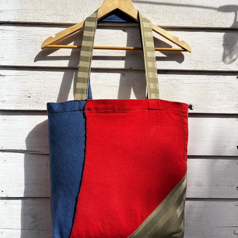 Upcycled Tote Bag - Etsy