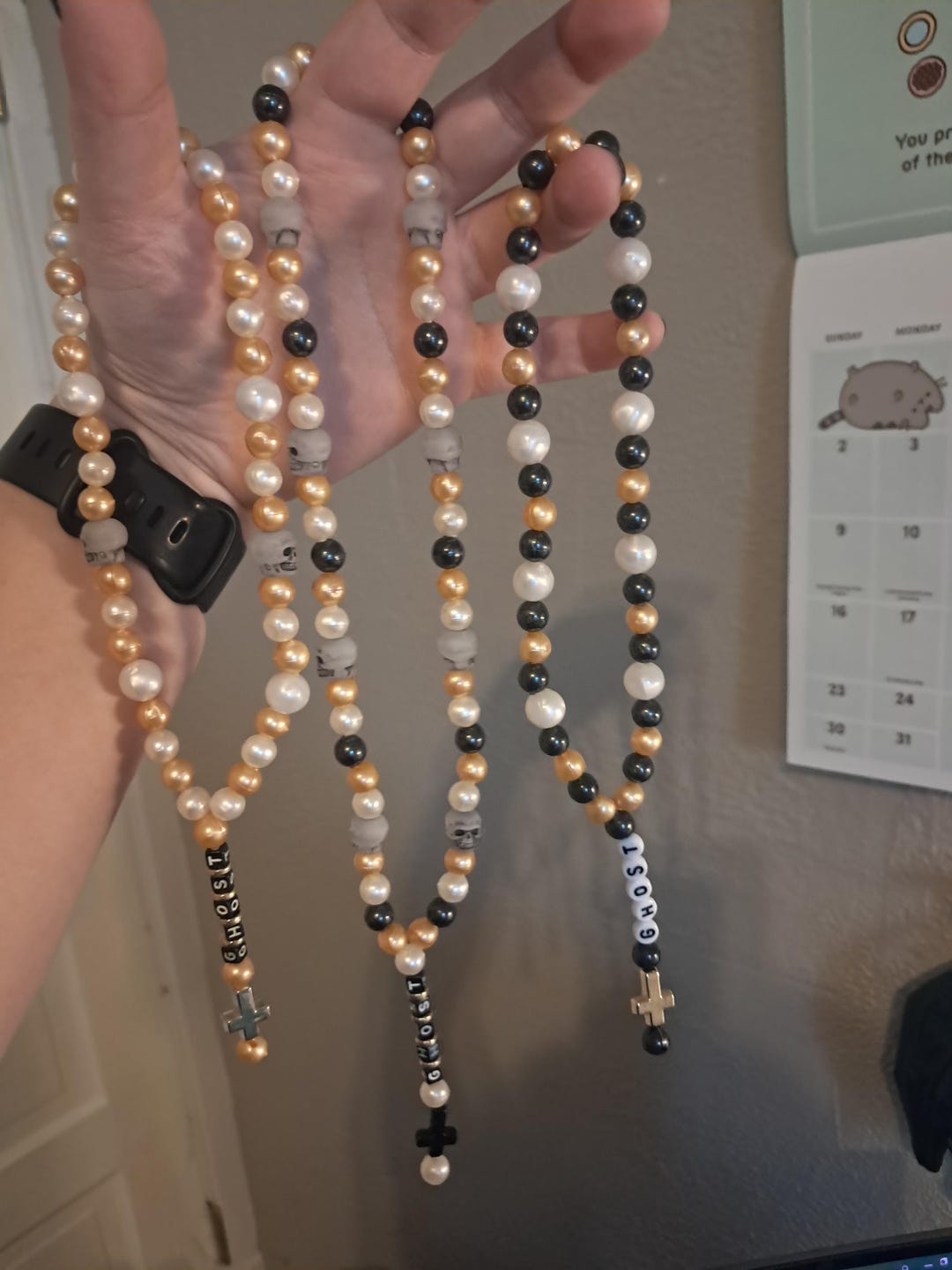 Ghost Rosary - Etsy