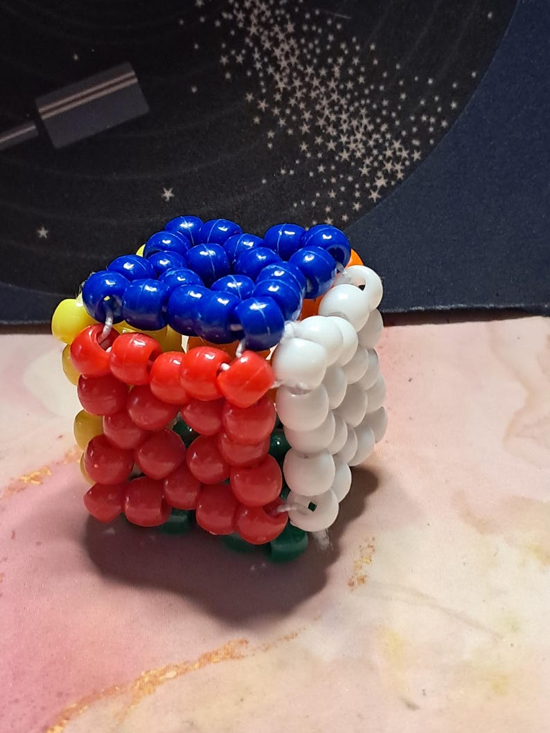 Kandi Fidget Rubik's Cube - Etsy
