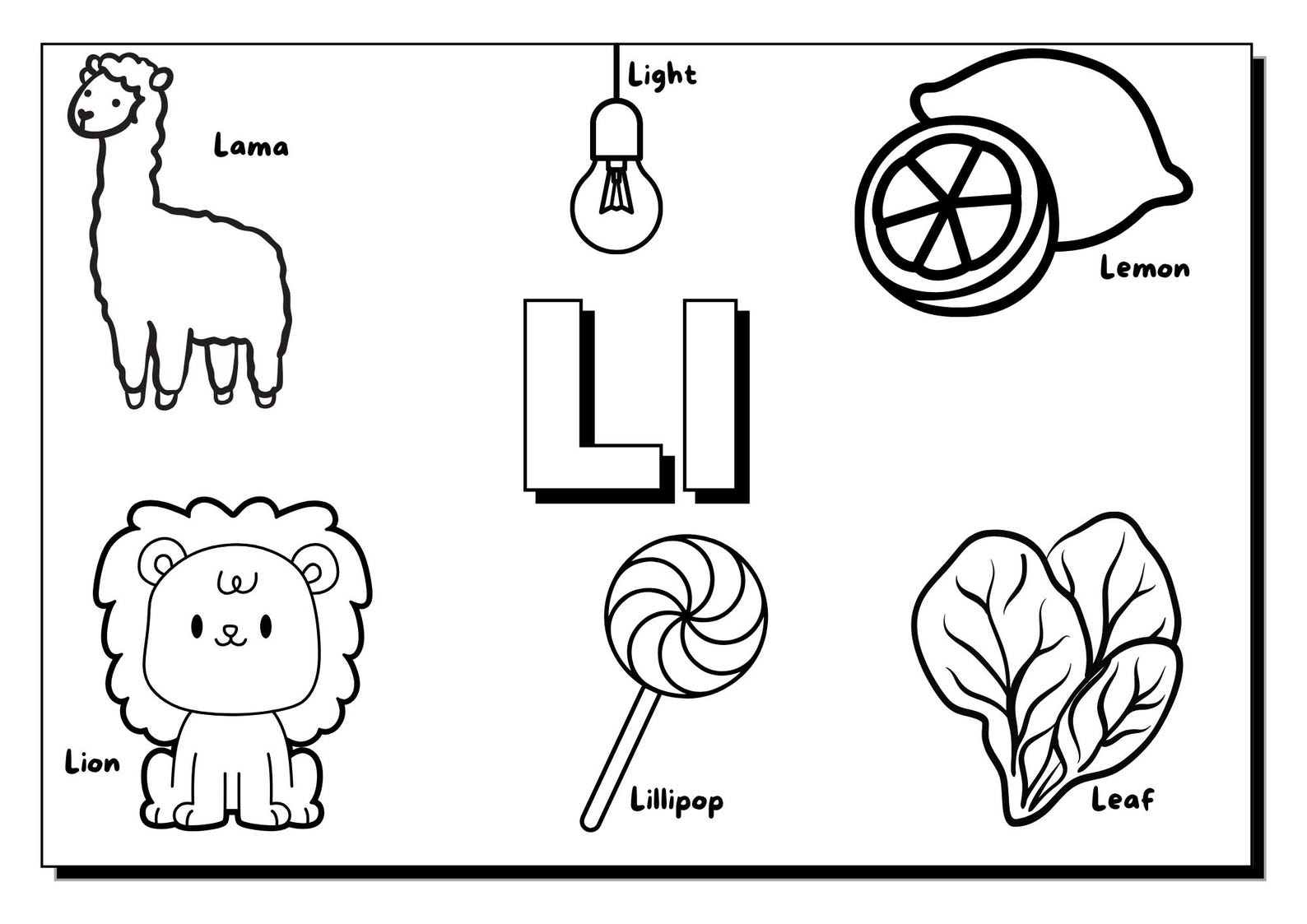 26 Alphabet Coloring Pages, Preschool Coloring Page, Preschool ...