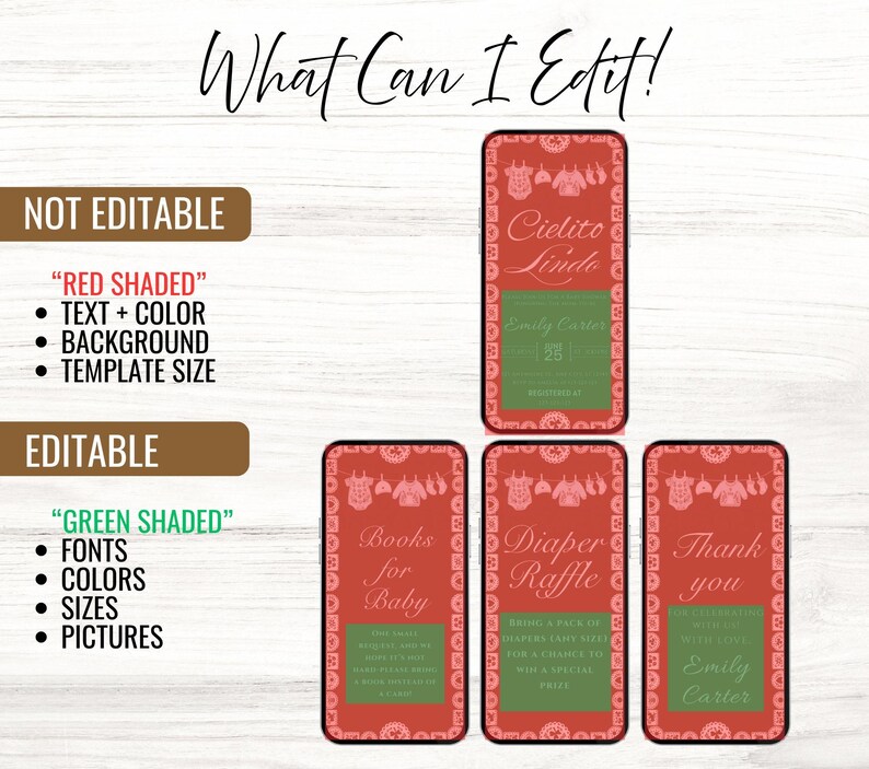 Editable Cielito Lindo Video Invitation, Animated Cielito Lindo Baby ...