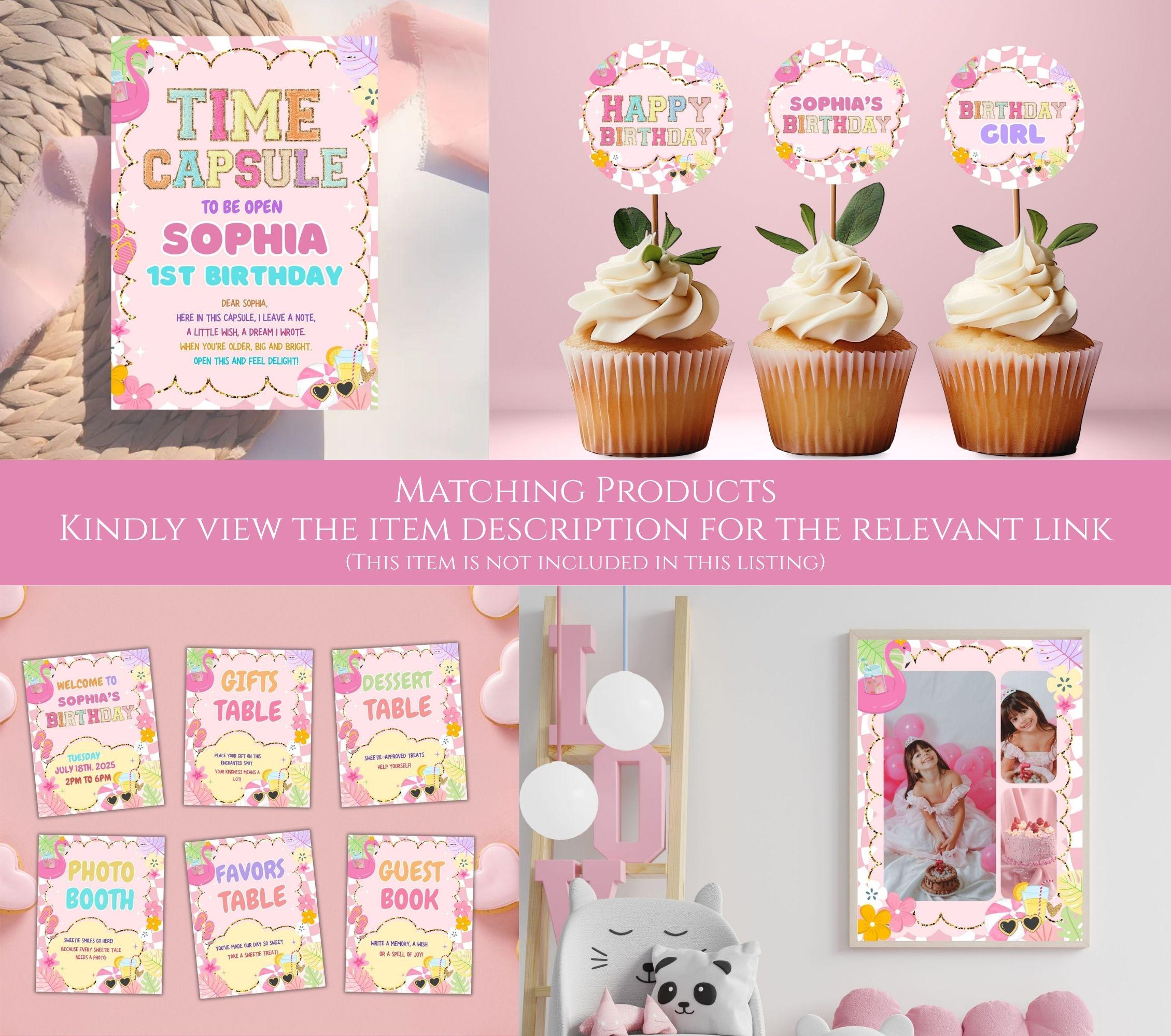 Splash Into Six Birthday Pool Party Invitation Template Editable Girly ...