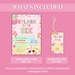Splash Into Six Birthday Pool Party Invitation Template Editable Girly ...