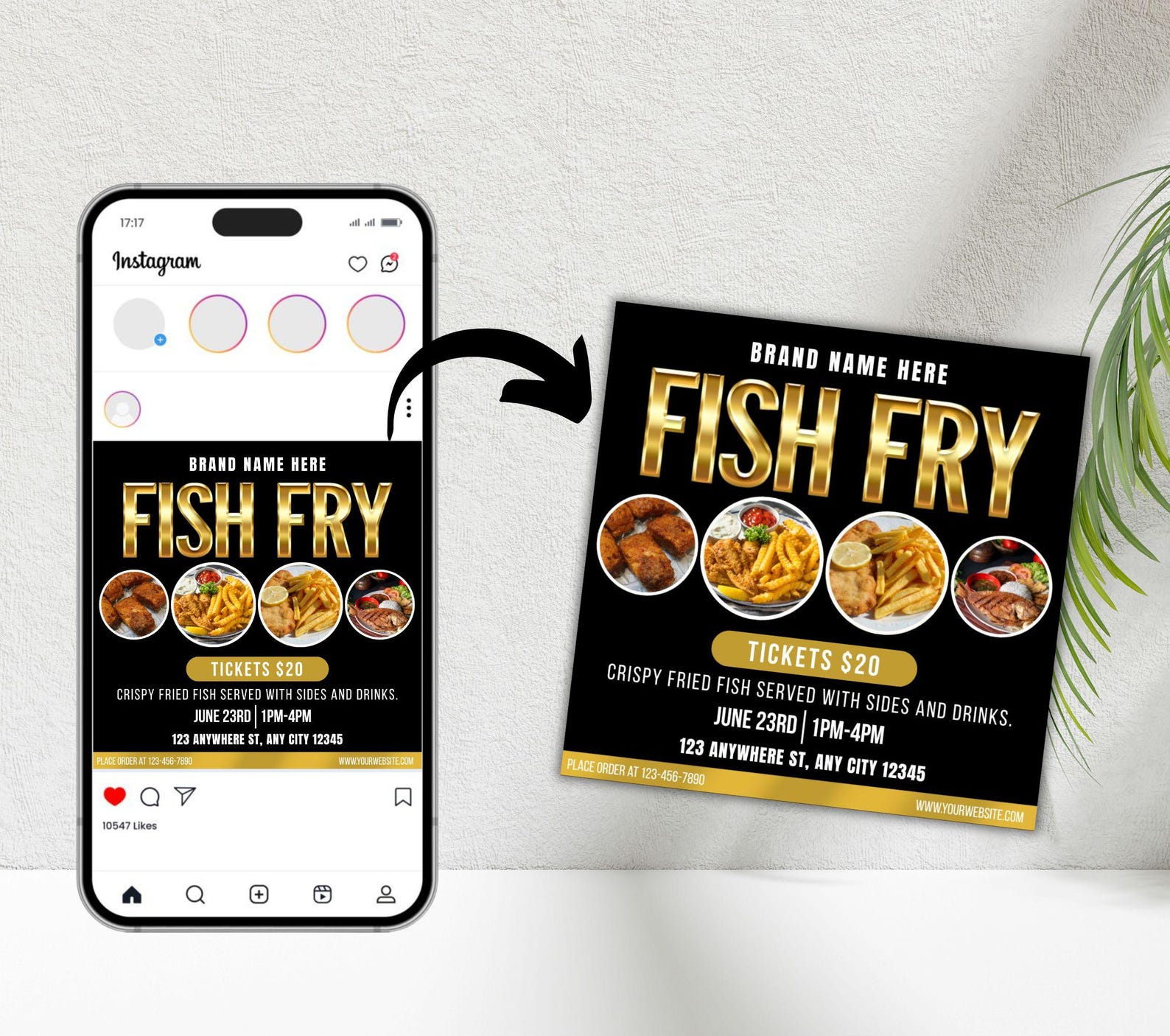 Editable Fish Fry Flyer Template, Chef Flyer, Cooking Event, Fundraiser ...