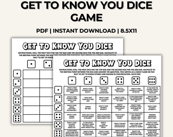DICE BREAKERS | Team Building | Roll an Exercise | Fitness Activities ...