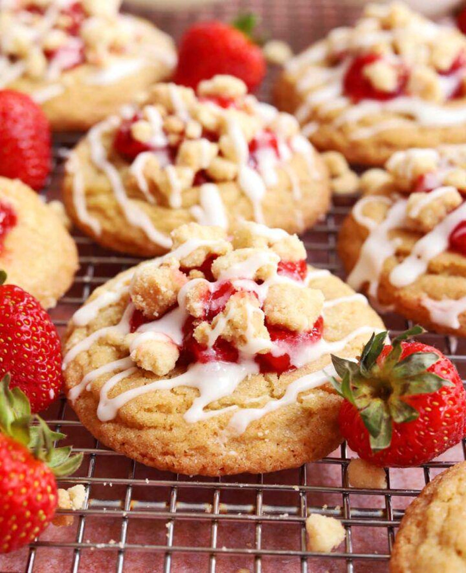 Strawberry Shortcake Cookie | Gourmet Cookie Recipe | Homemade ...