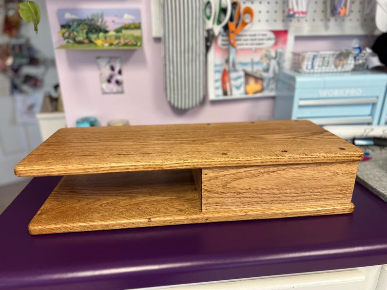 Embroidery or Sewing Machine Riser With Drawer~free Arm Stand for ...