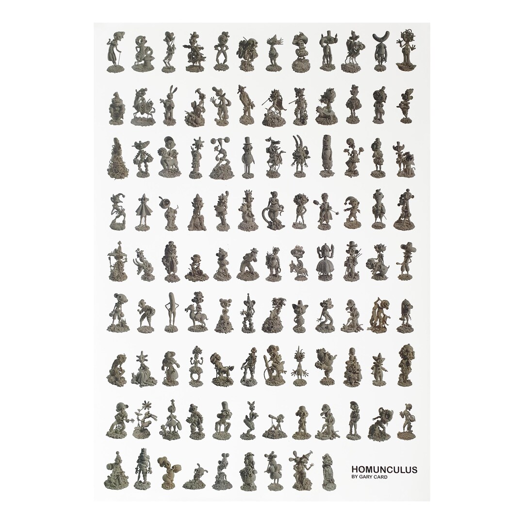 Gary Card "homunculus" A2 Poster - Etsy