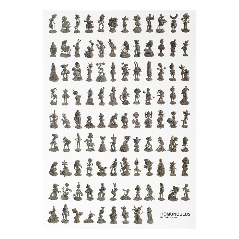 Gary Card "homunculus" A2 Poster - Etsy