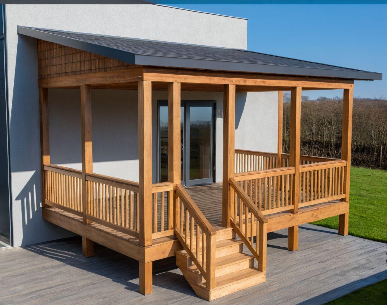 18x12 Porch Deck Plans With Material List | DIY Patio Blueprint | - Etsy