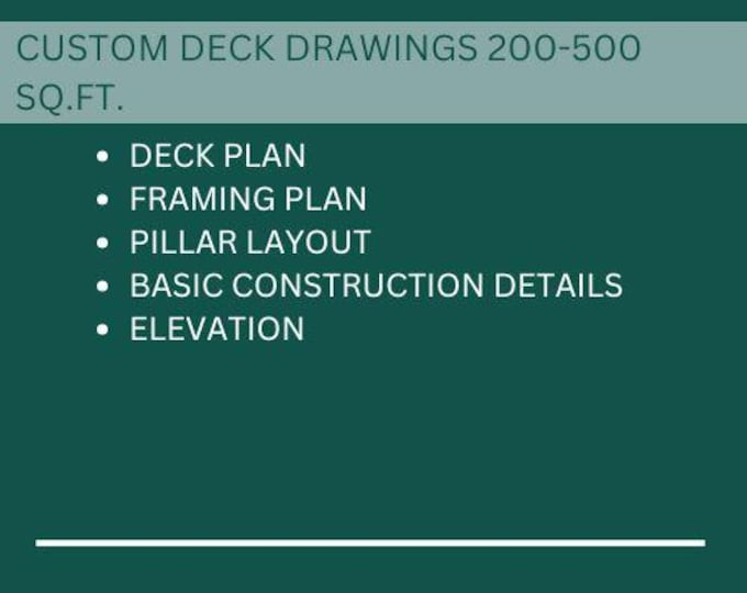 Complete 10'x12' Deck Blueprint Package: Transform Your Outdoor Living ...