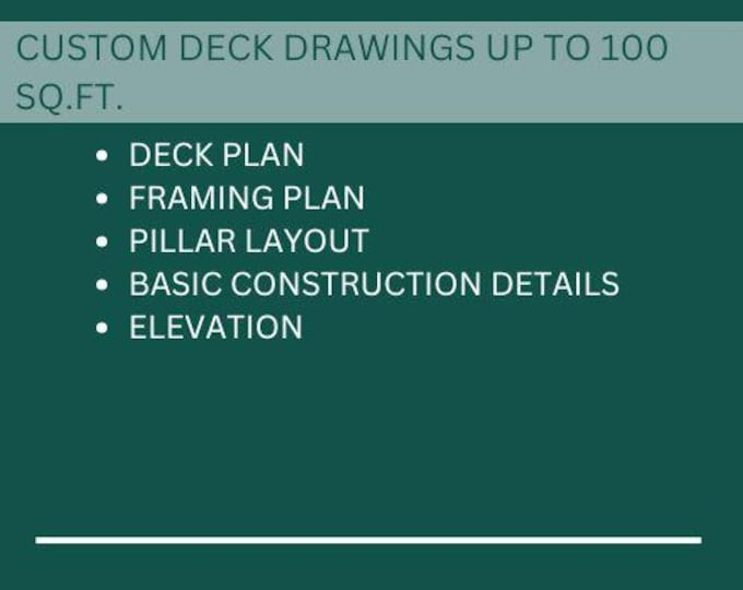 Complete 10'x12' Deck Blueprint Package: Transform Your Outdoor Living ...