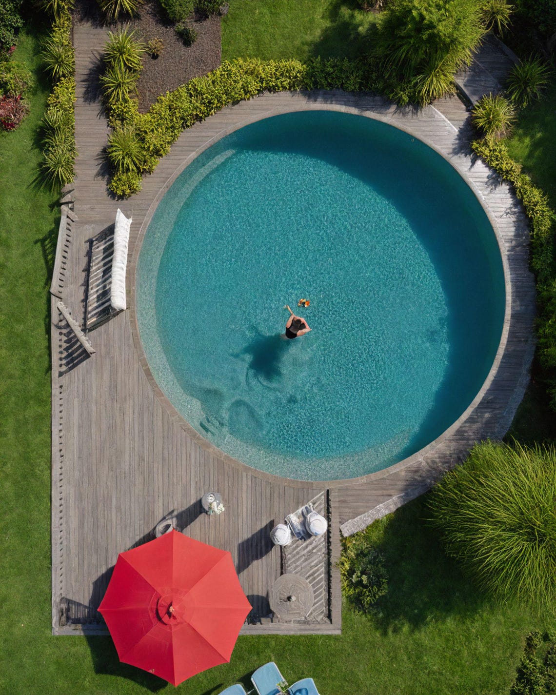 DIY Pool Deck Plans for 17'-20', 24 Round Pools, Blueprints, Material ...