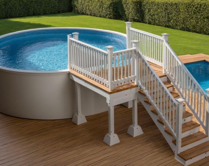 Pool Deck Plans 12x14 for DIY Construction and Permit - Etsy Canada