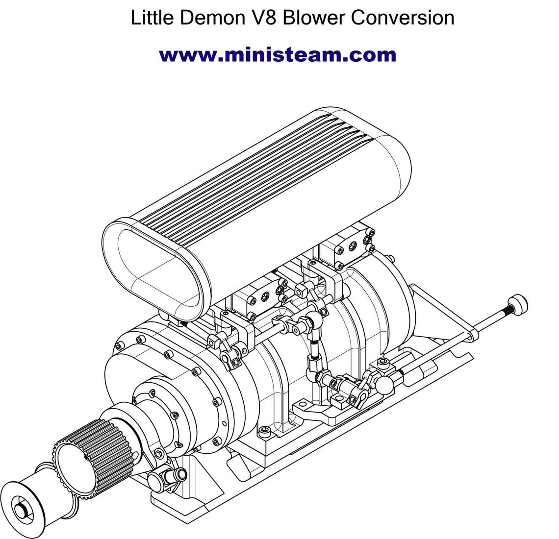 Ministeam Little Demon Blower Machinist Drawings - Downloadable No ...