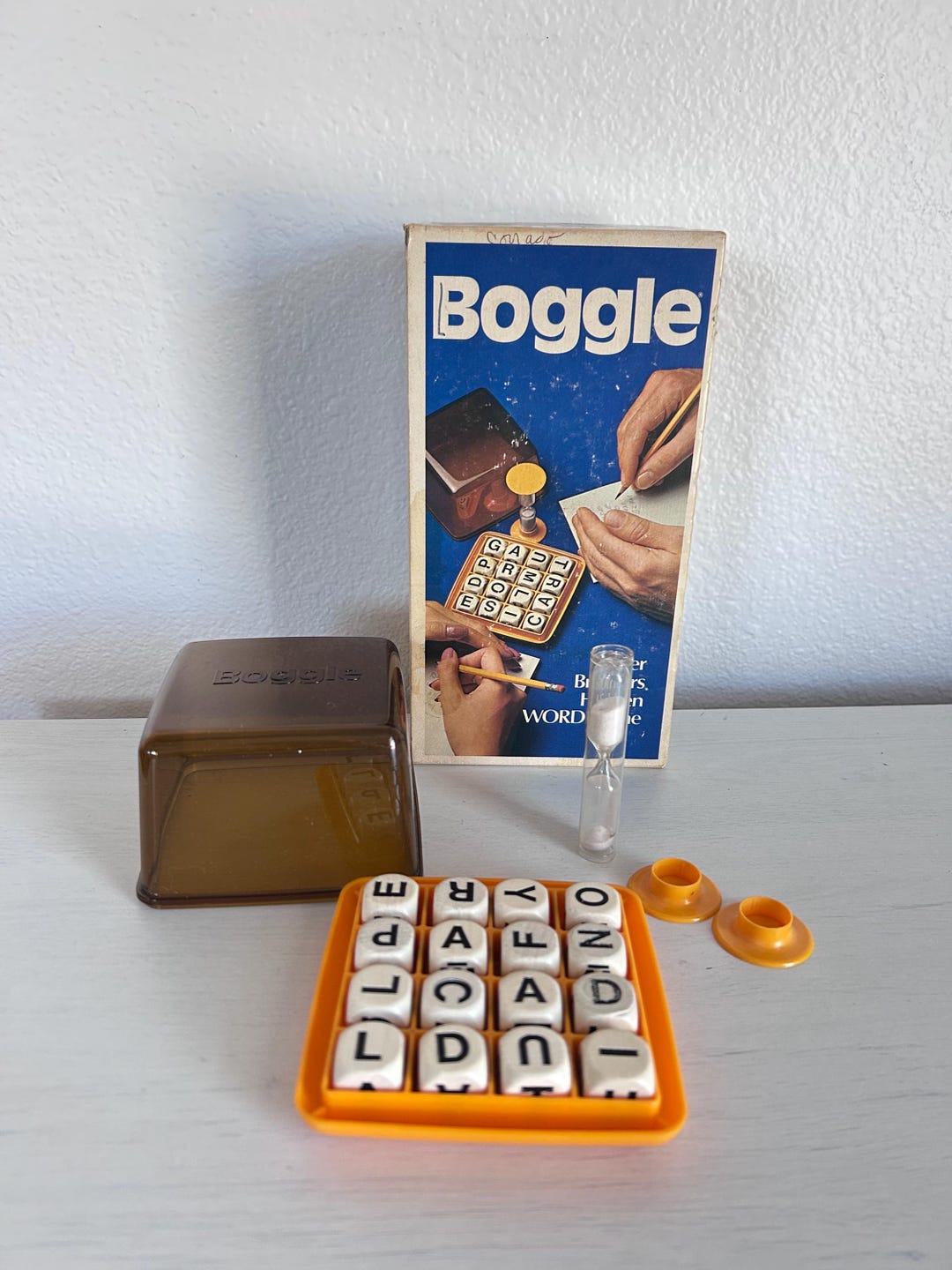 Vintage 1976 Boggle Game With Box and Timer - Etsy