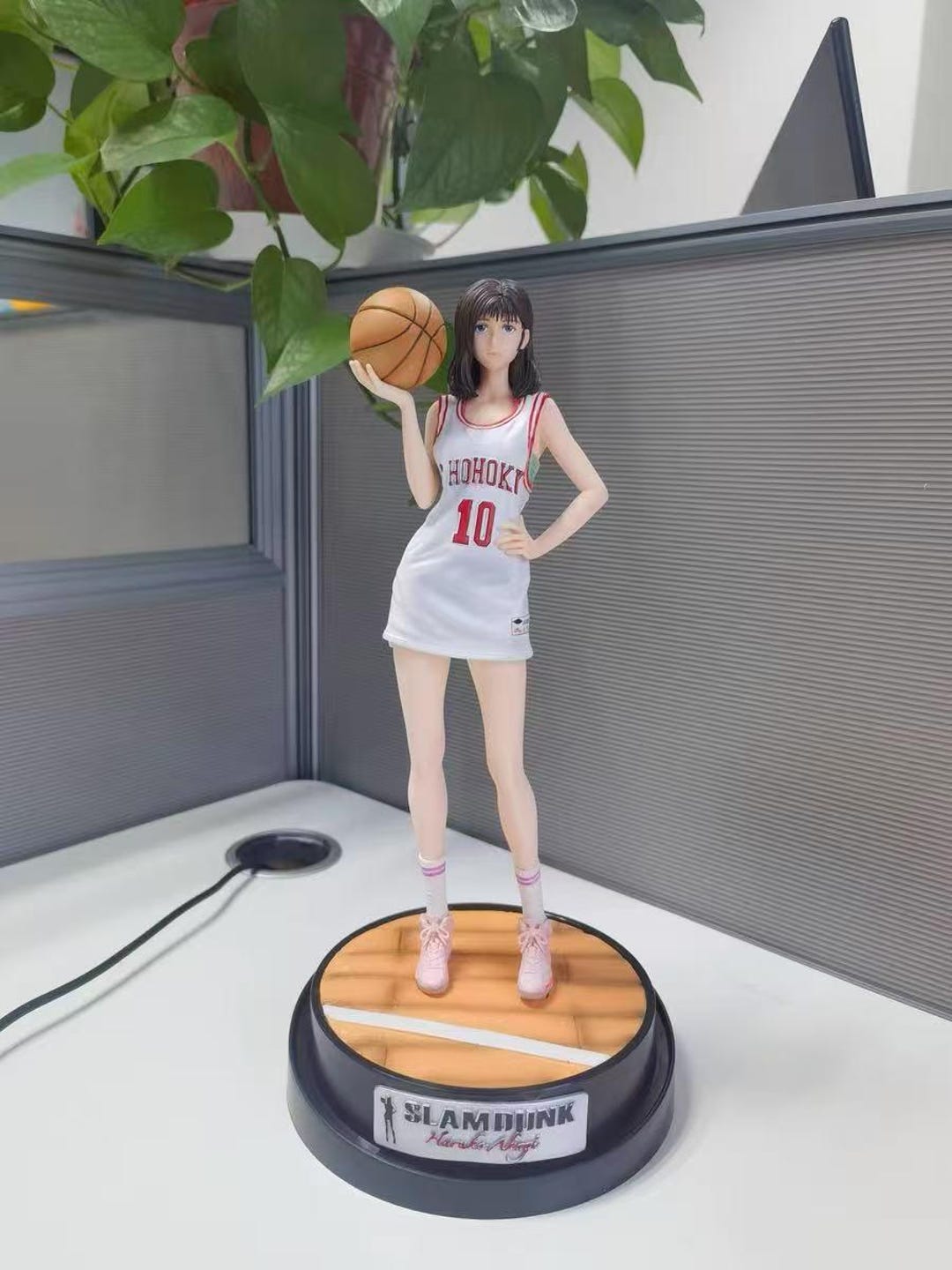 Haruko Akagi Slam Dunk Figure, Shohoku Basketball Jersey #10, Resin ...
