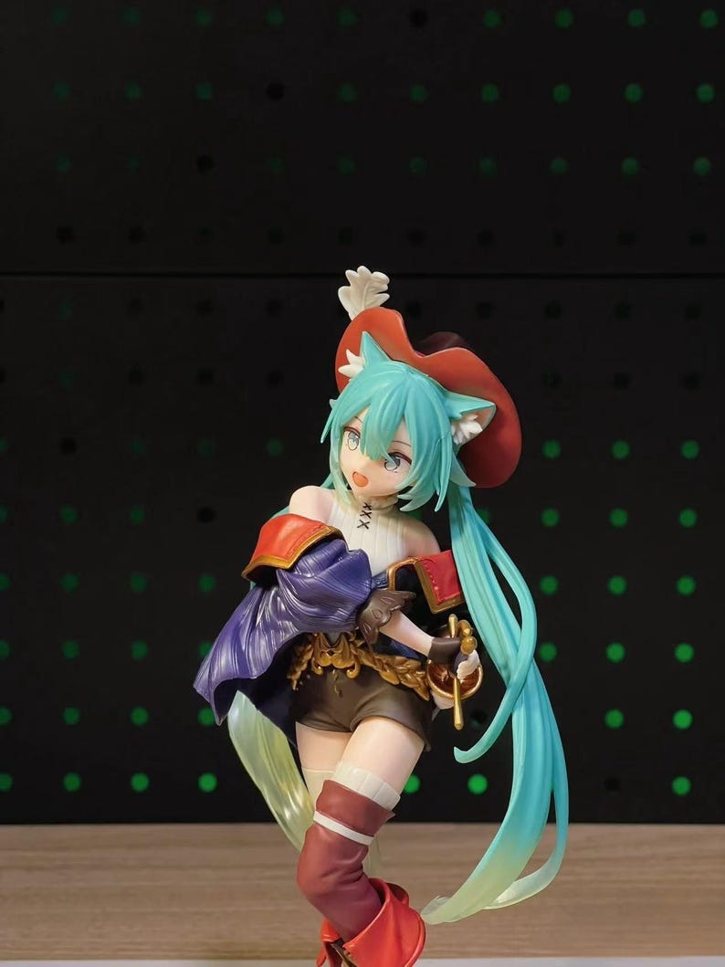 Hatsune Miku Pirate Cat Ear Version Figure - 7" Vocaloid Miku Statue ...