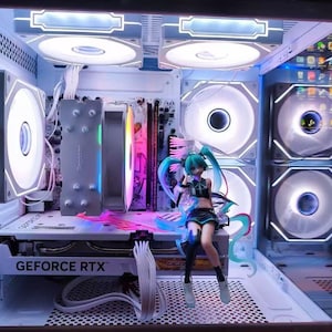 Hatsune Miku Sitting Figure - Etsy