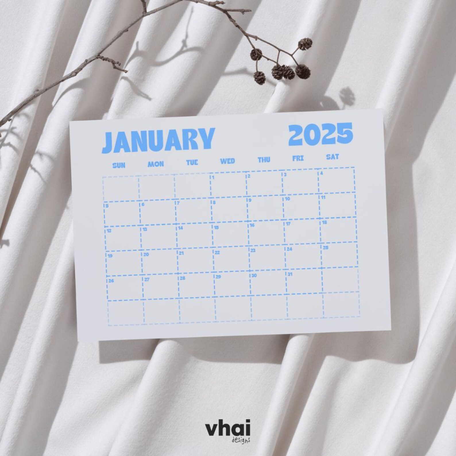 2025 Retro Colorful Printable Calendar | Printable Monthly Planner ...