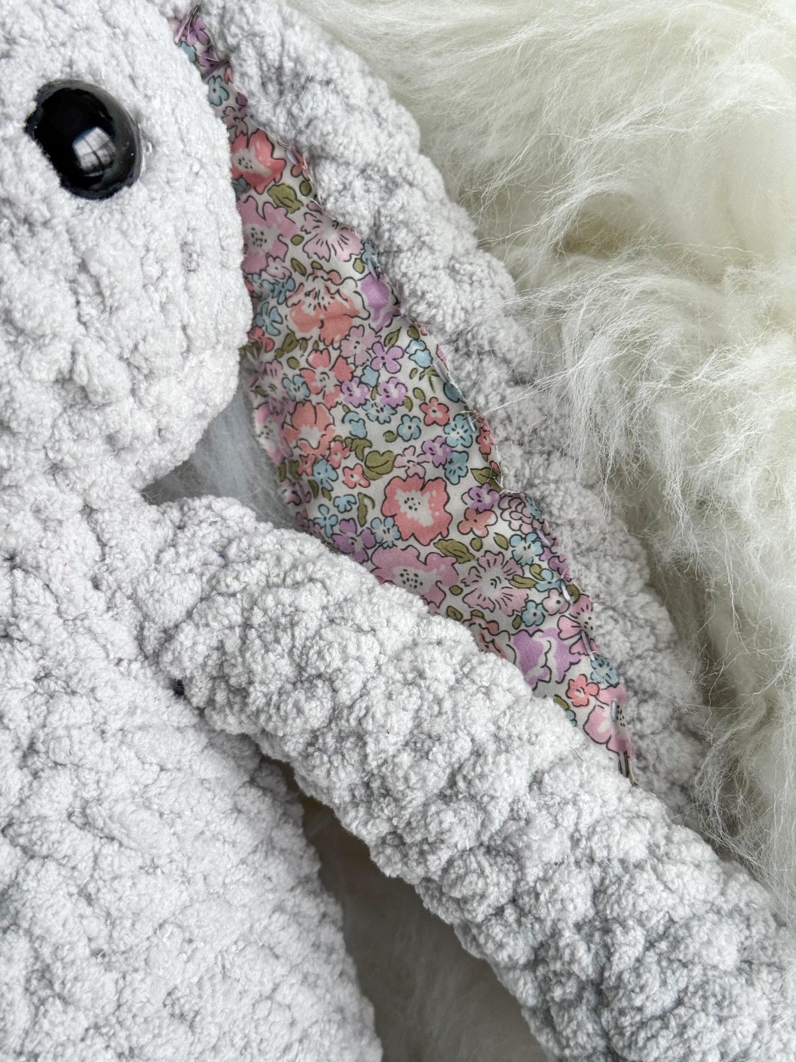 Large Floppy Boho Stuffed Bunny Toy - Etsy