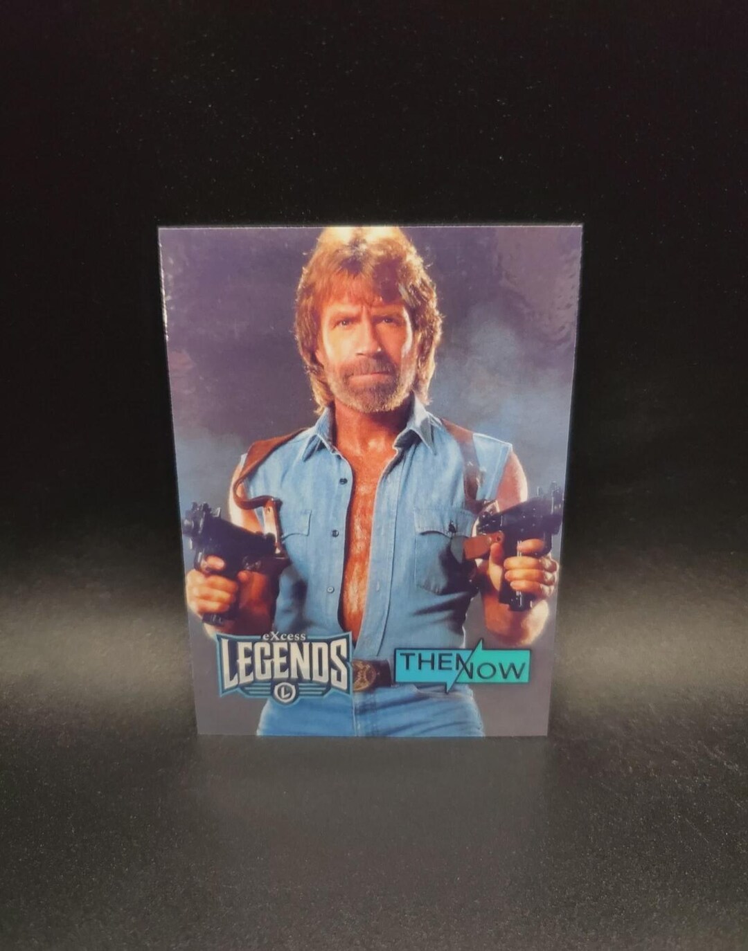 Chuck Norris #1 (2025) Excess Legends Then & Now [custom ACEO Art Card ...