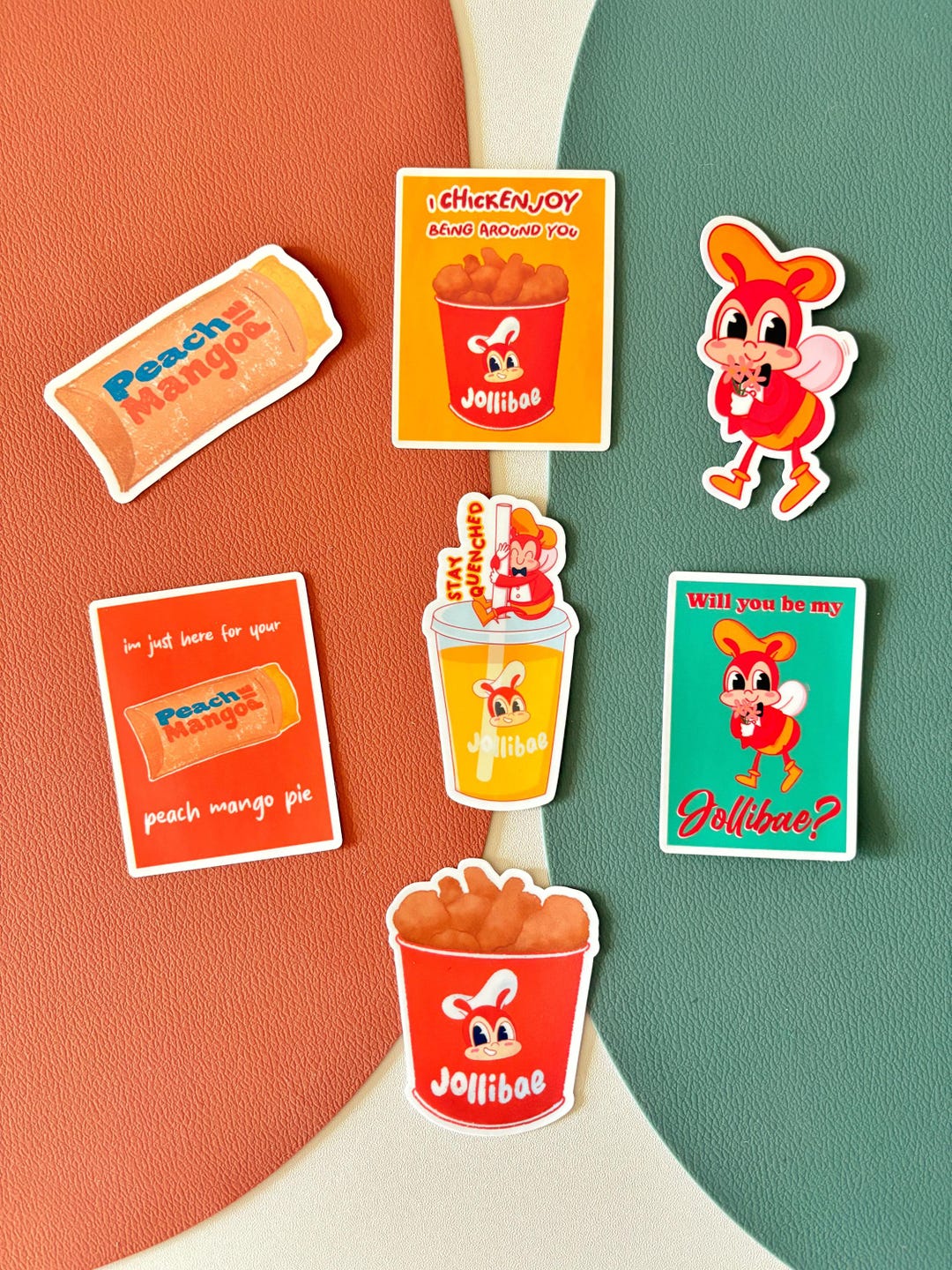 Jollibee Filipino Vinyl Sticker Pack Gifts for Laptops, Waterbottles ...