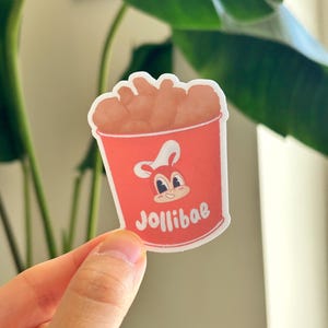 Jollibee Filipino Vinyl Sticker Pack Gifts for Laptops, Waterbottles ...